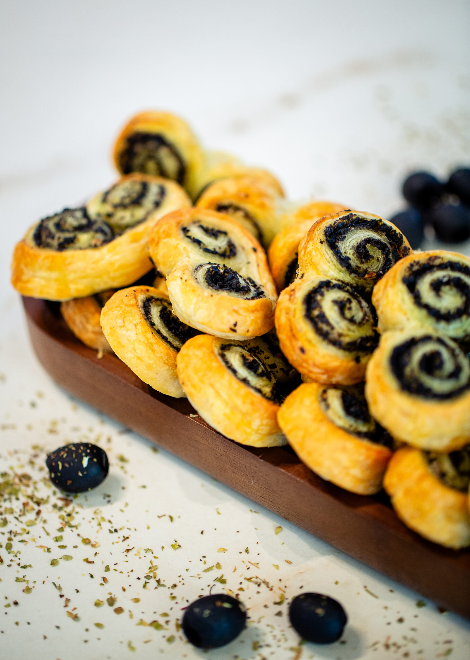 MINI PALMIERS DE AZEITONA | PASTA DO DIA